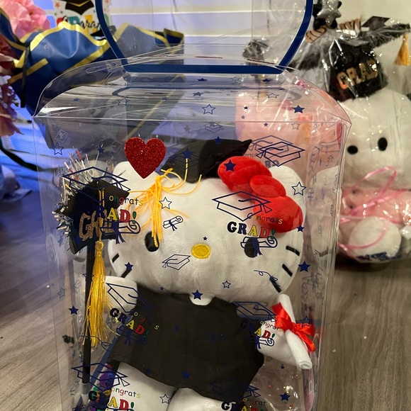 Sanrio | Other | Hello Kitty Graduation Plush And Graduation Box | Poshmark